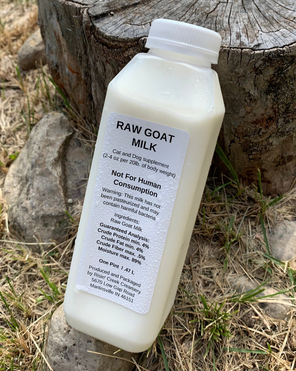 16 fl oz-Unpasteurized Goat Milk (Pint) – My Pet Carnivore