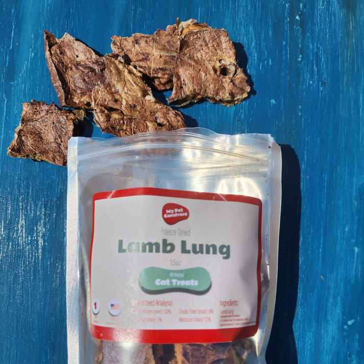 Freeze-Dried Lamb Lung - 1.5 oz – My Pet Carnivore