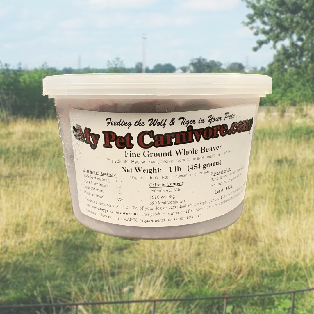 Fine Ground Whole Beaver-1 LB – My Pet Carnivore